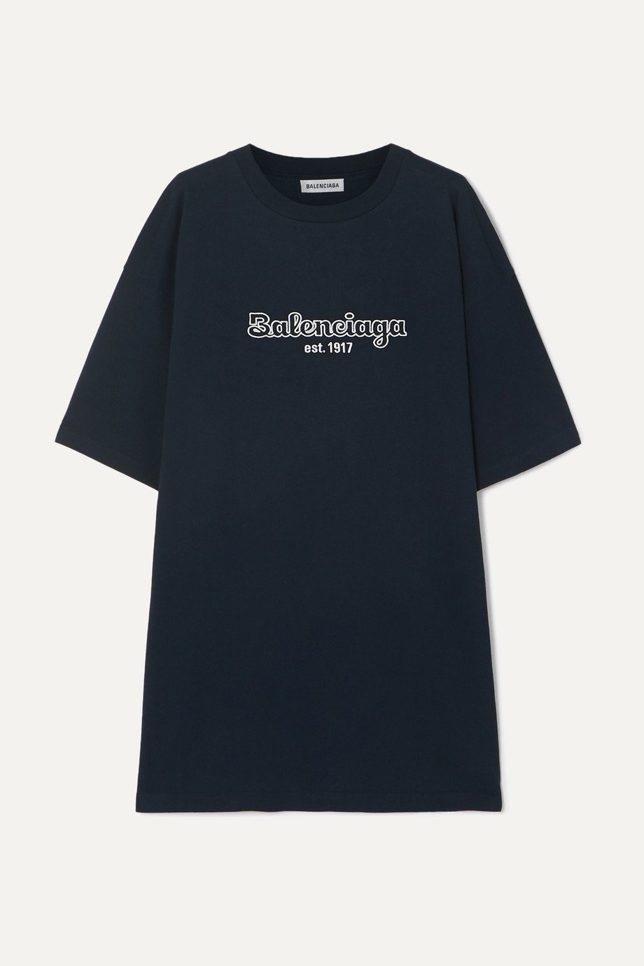 Oversized Embroidered Cotton-jersey T 