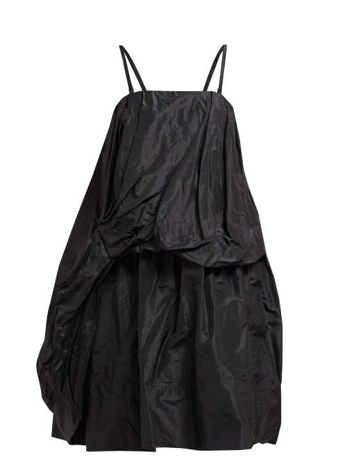 Buy Simone Rocha Simone Rocha Draped Silk Taffeta Midi Dress Womens ...