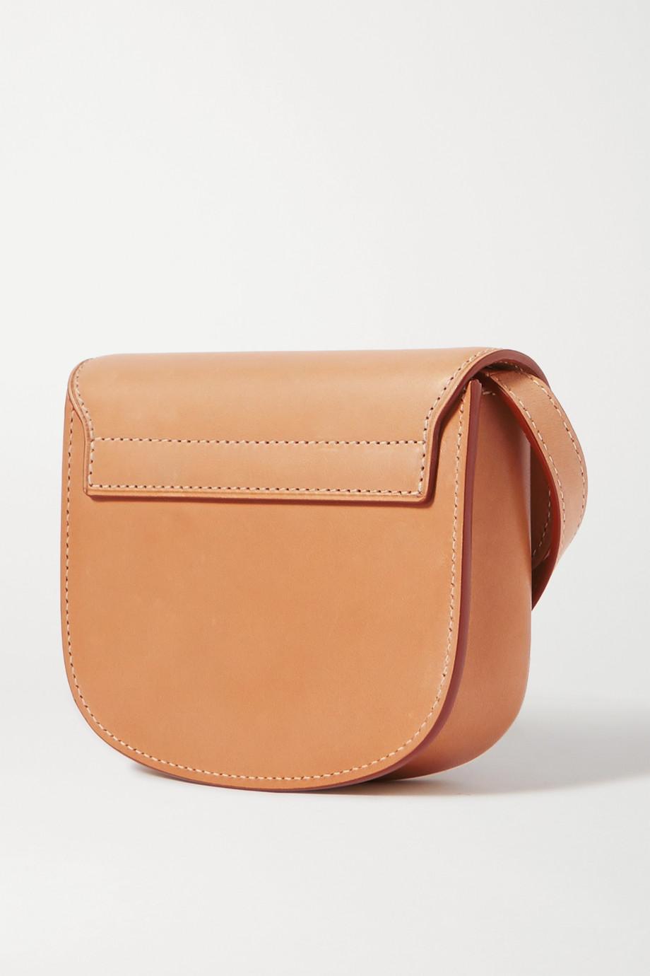 kaia mini leather shoulder bag