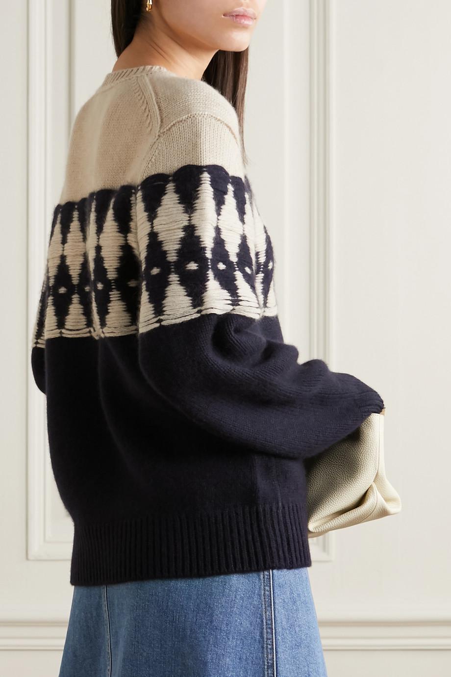 Romme Argyle Cashmere Sweater 