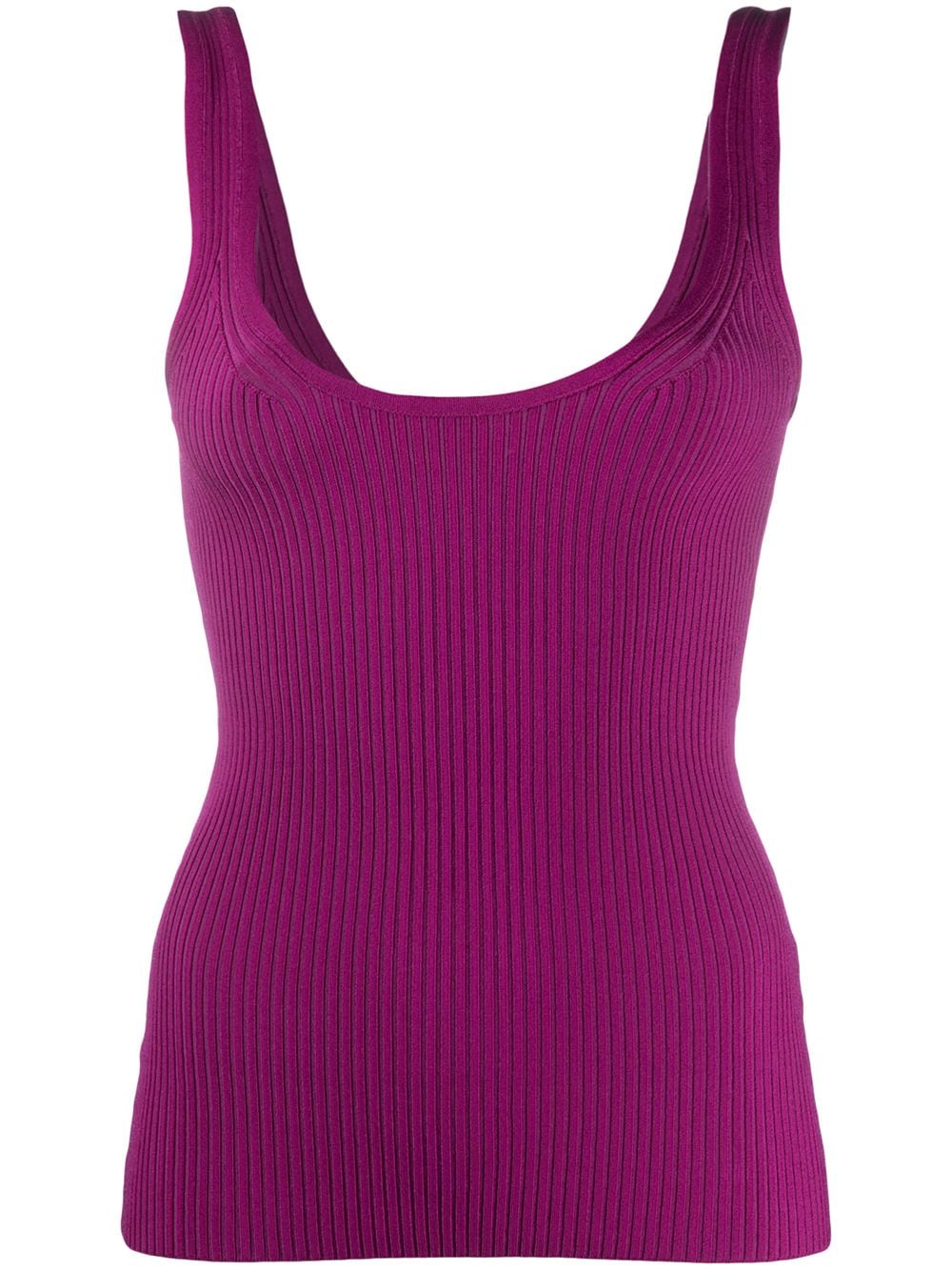 Buy Zimmermann Ribbed Knit Tank Top - Pink At 50% Off | Editorialist