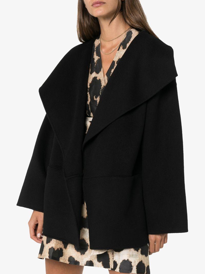 Annecy Oversized-collar Peacoatwoen 