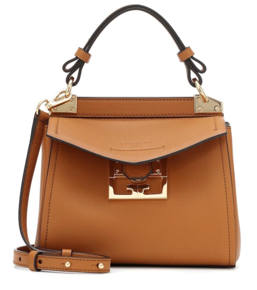 Givenchy Mystic Mini Leather Shoulder Bag - Brown | Editorialist