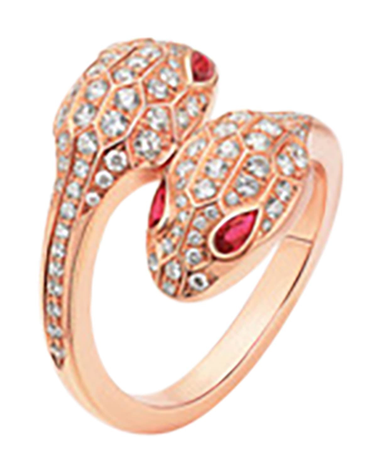 BVLGARI Serpenti Seduttori Ring With Rubellite And Diamonds - One-color ...