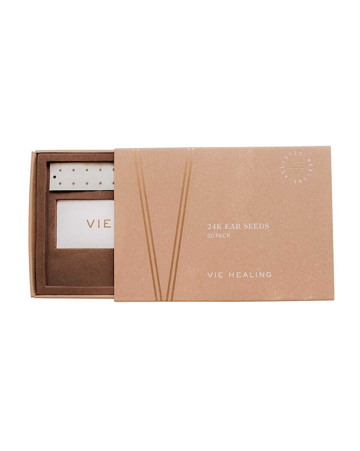 VIE HEALING 24k Gold Ear Seeds, 20 Pack | Editorialist