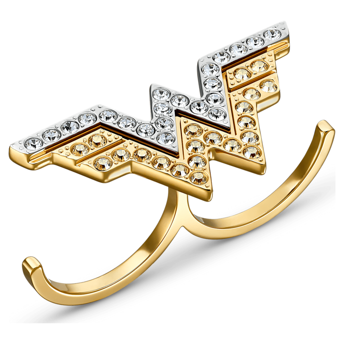 Buy SWAROVSKI Fit Wonder Woman Double Ring At 50% Off | Editorialist