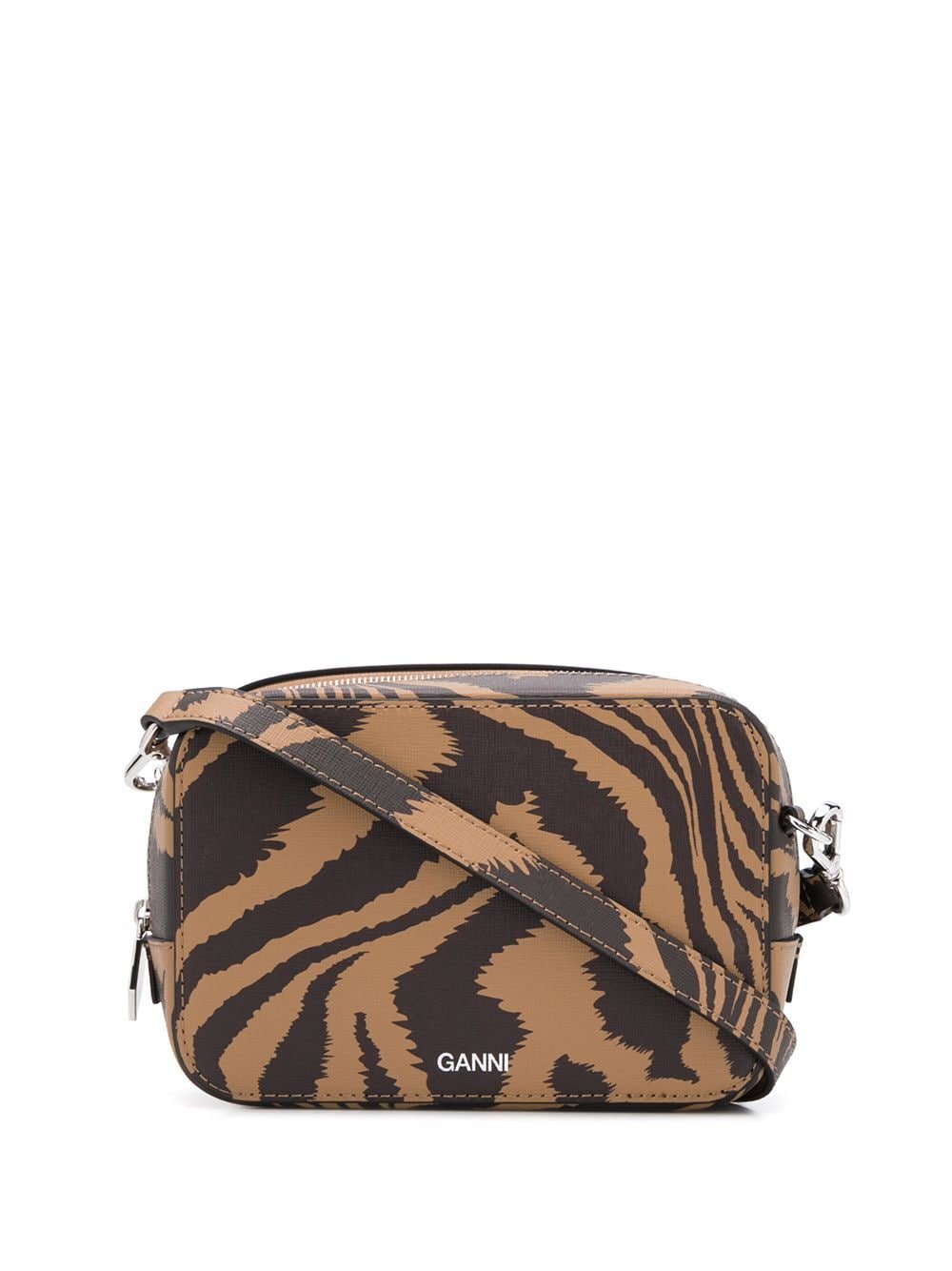 Buy GANNI Tigerprint Crossbody Bag At 20 Off Editorialist