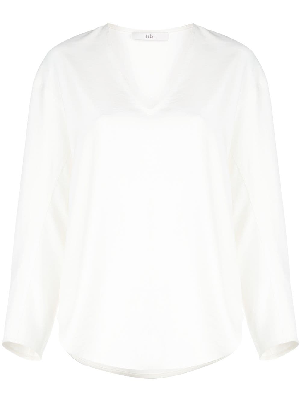 tibi white blouse