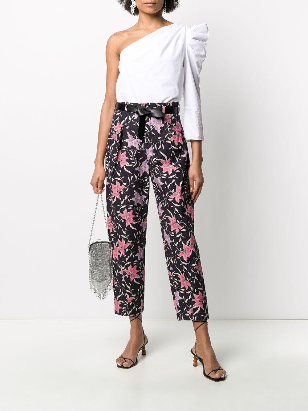 Gubaia Floral-print Cotton Trousers 