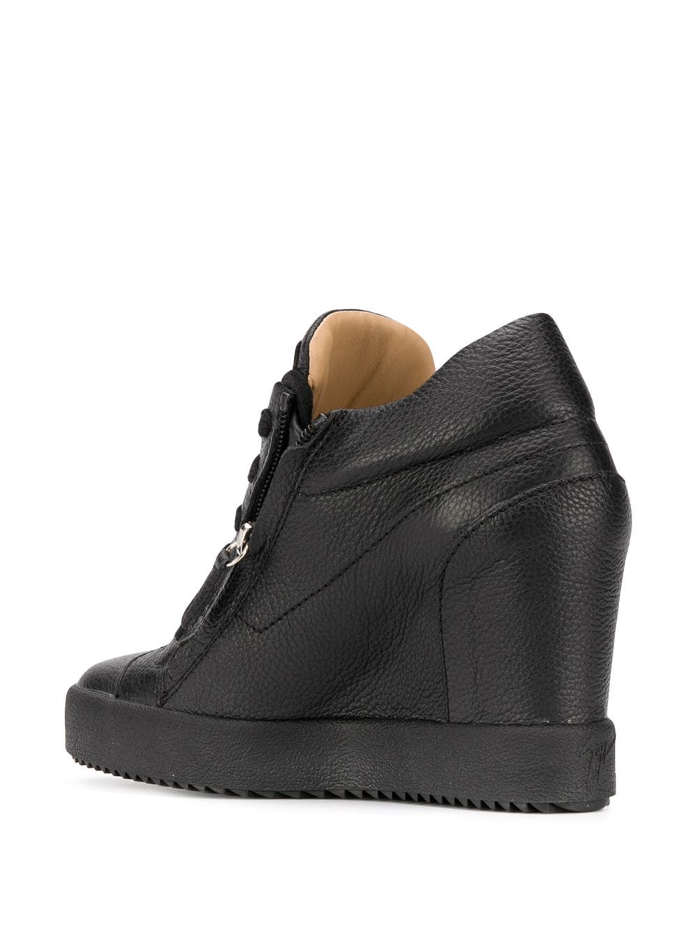 giuseppe zanotti high top wedge sneaker heels