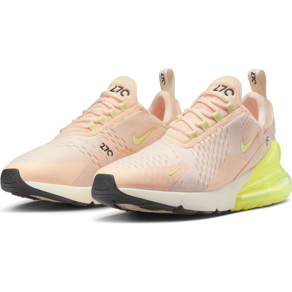 nike air max 270 pink yellow