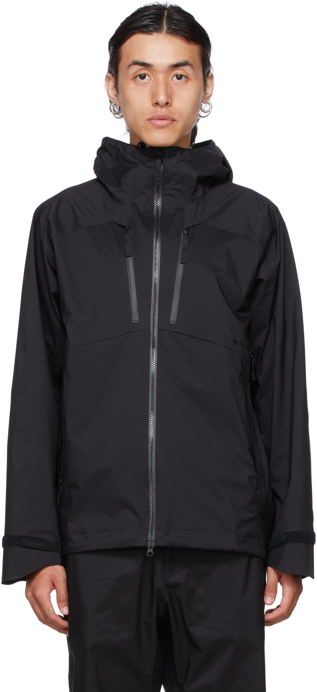 Black 2.5 Layer Rain Jacket - Editorialist