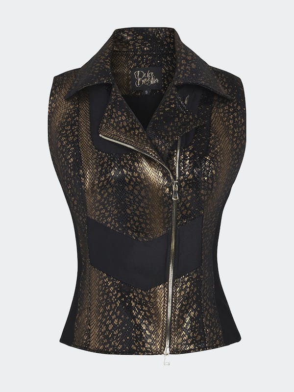 Dulce Bestia Street Beast Vest Bronze By Skye Yayoi Drynan | Editorialist