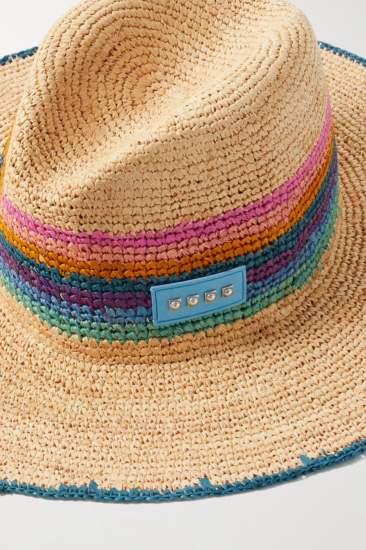 Etro Striped Raffia Hat | Editorialist