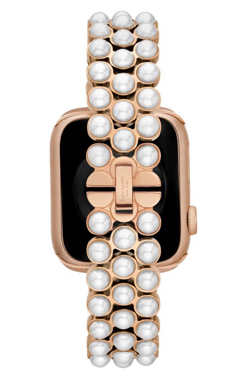 【Kate spade】Apple Watch White Faux Pearls bracelet 38/40mm Kate Spade New York Faux Pearl Apple Watch Bracelet - White