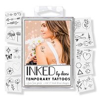 INKED BY DANI Temporary Tattoos Fine Line Pack - One-color | Editorialist