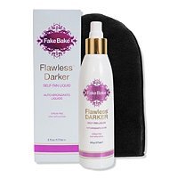 Fake Bake Flawless Darker Self-tan Liquid & Professional Mitt - One ...
