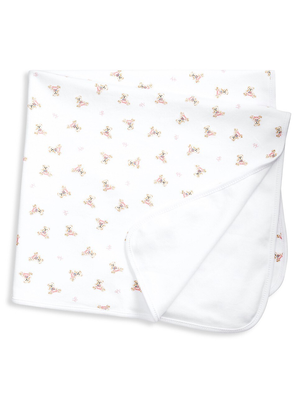 Buy Ralph Lauren Baby's Polo Bear Cotton Blanket White At 25 Off