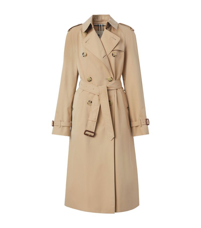 Burberry The Long Waterloo Heritage Trench Coat - Neutrals | Editorialist