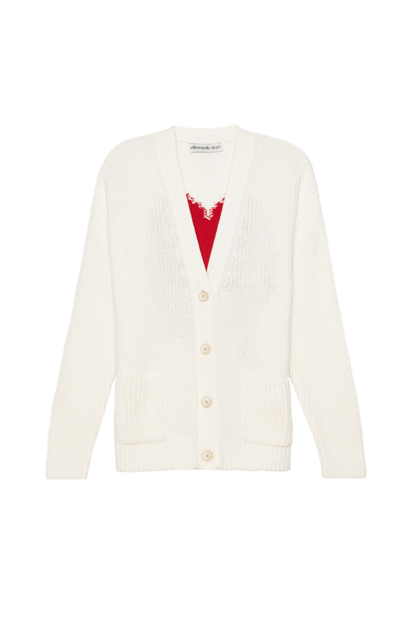 ELLSWORTH + IVEY Billie Heart Cardigan | Editorialist