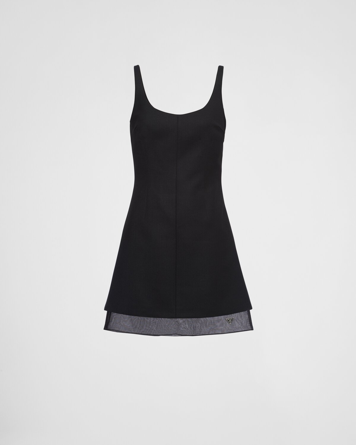 Prada Wool Mini-dress - Black | Editorialist