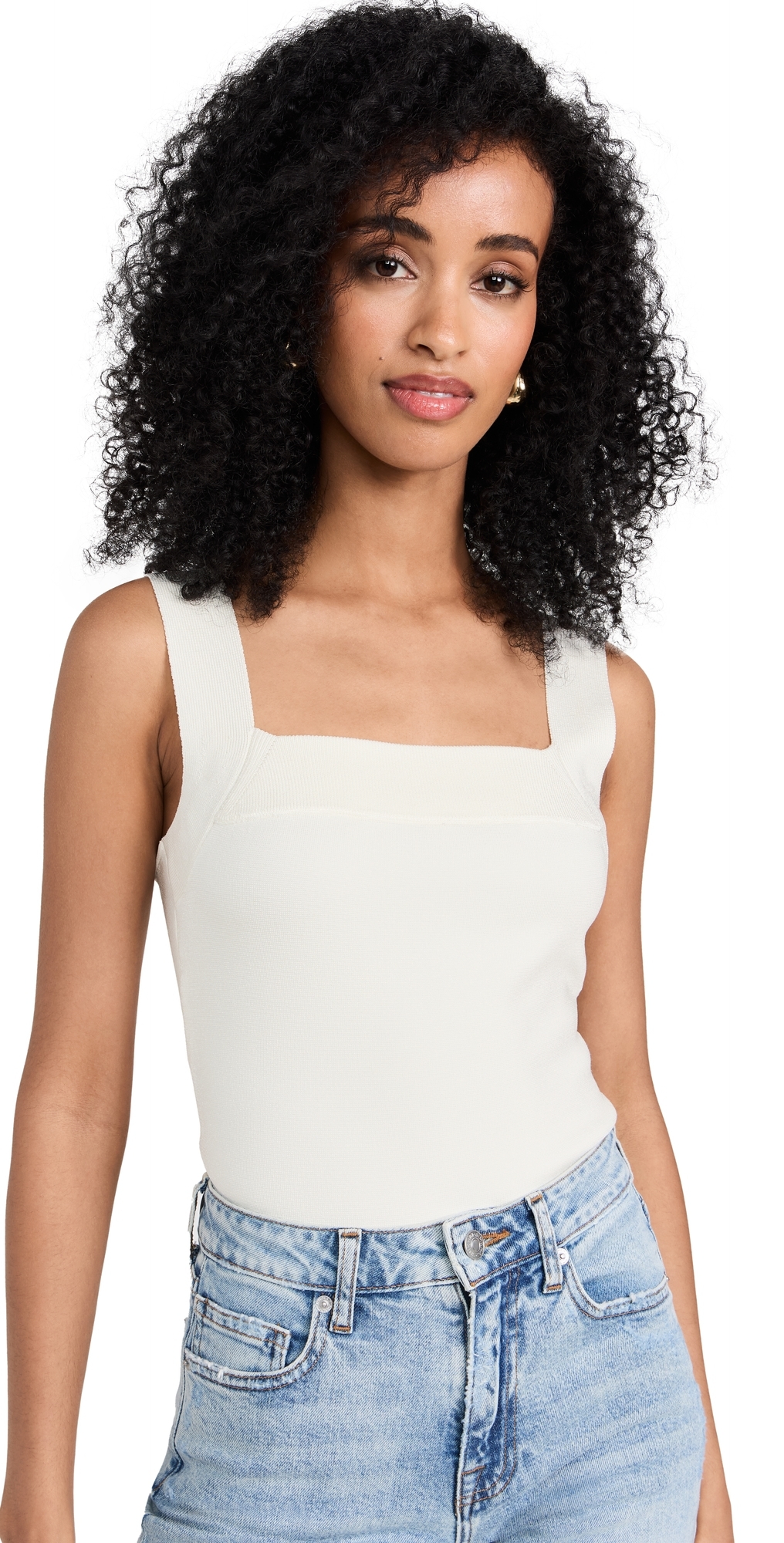Simkhai Madine Tank Top - Ivory | Editorialist
