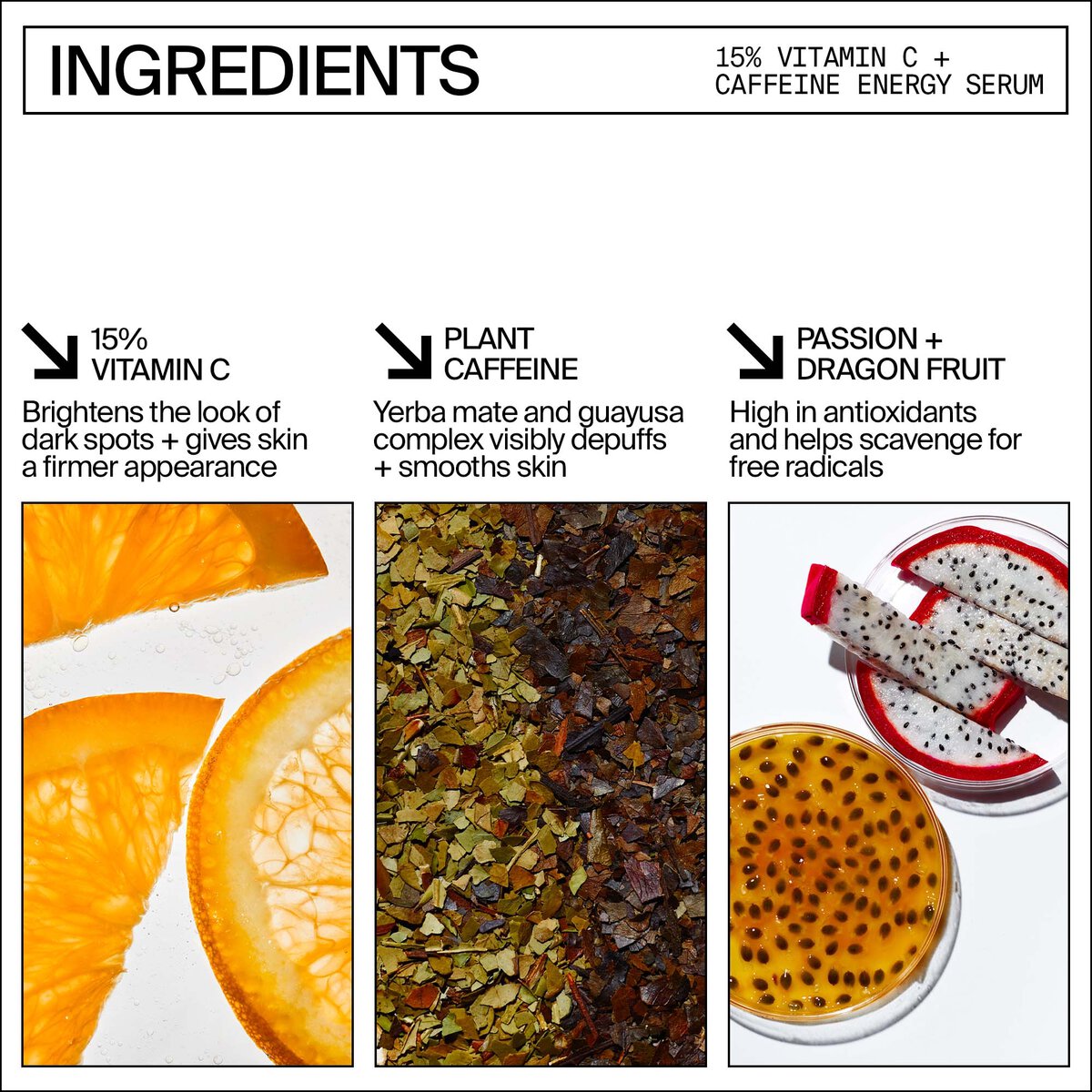 Youth To The People Vitamin C + Caffeine Energy Serum Travel Size - One ...
