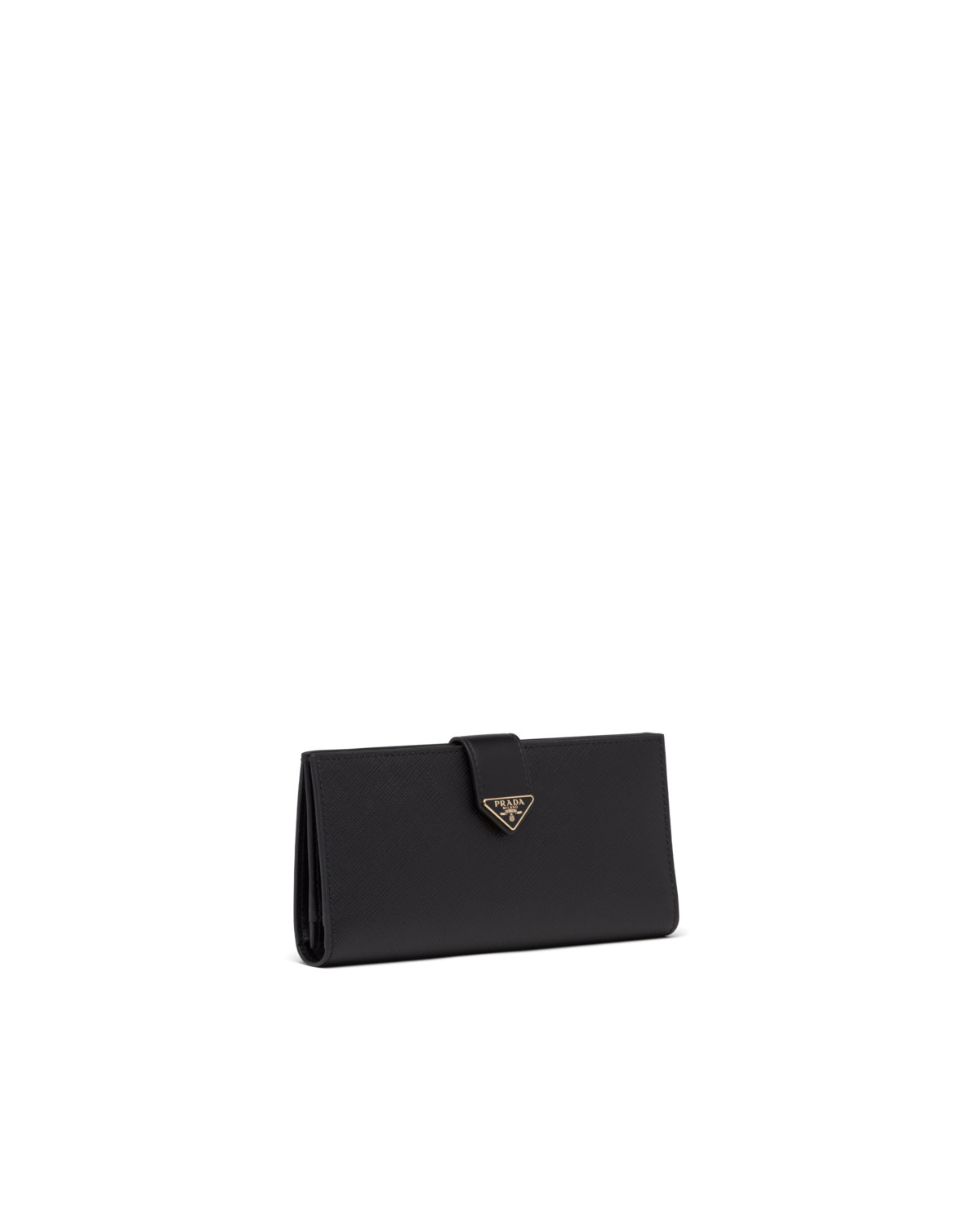 Prada Large Saffiano And Leather Wallet Editorialist