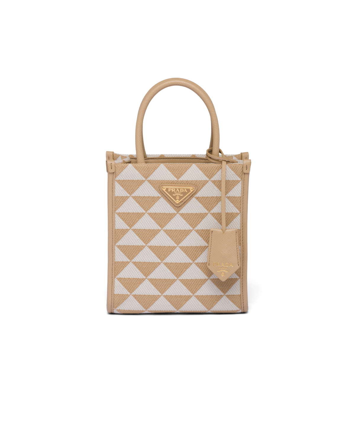 Prada Symbole Embroidered Fabric Mini Bag | Editorialist