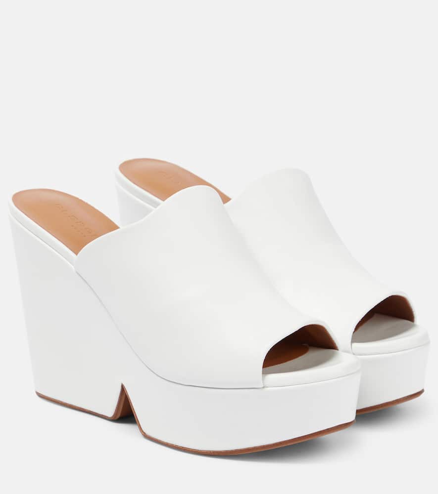 Popular leather wedge women's sandals from clergerie | Editorialist