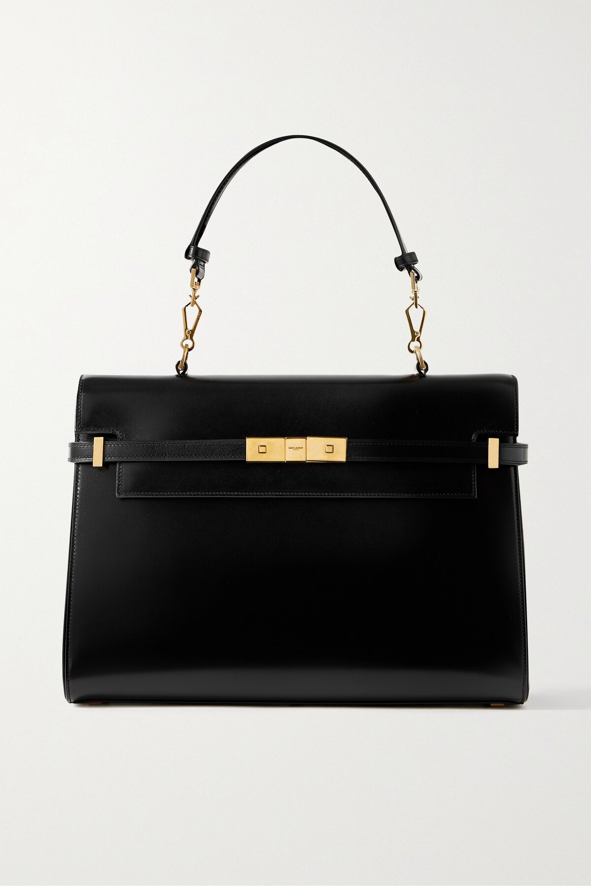 Saint Laurent Manhattan Leather Tote - Black | Editorialist