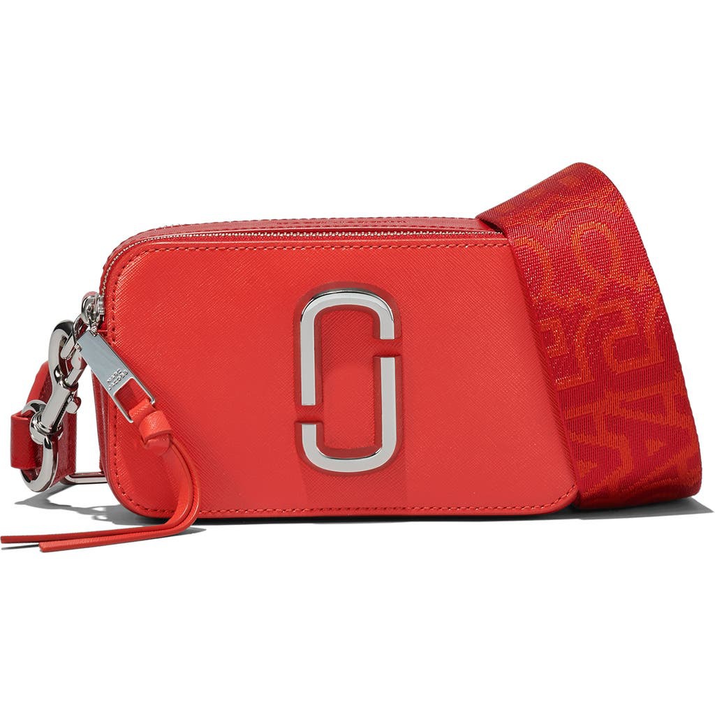 Marc Jacobs The Bicolor Snapshot Bag - Electric Orange Multi | Editorialist