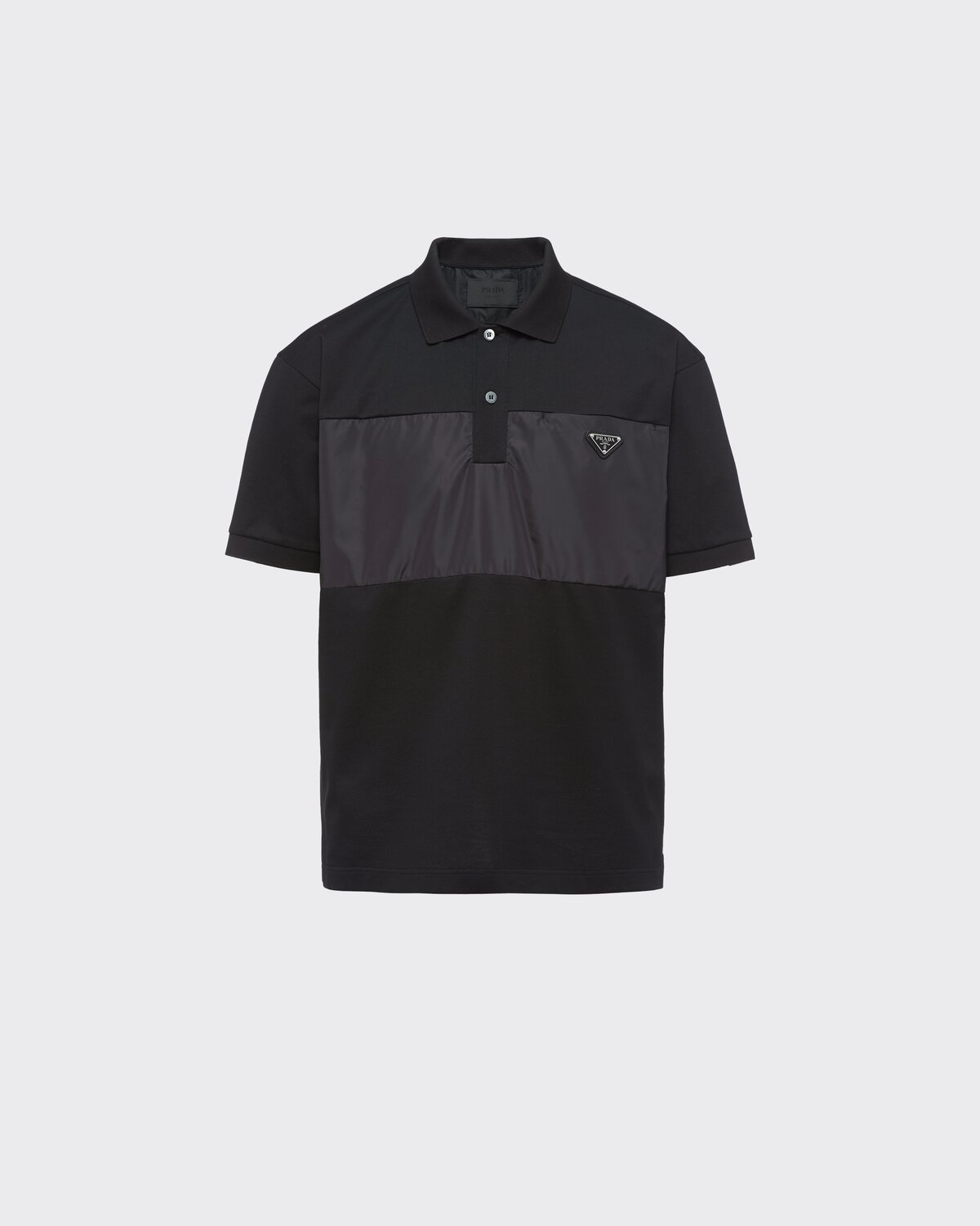 Popular all black men's polos from Prada | Editorialist