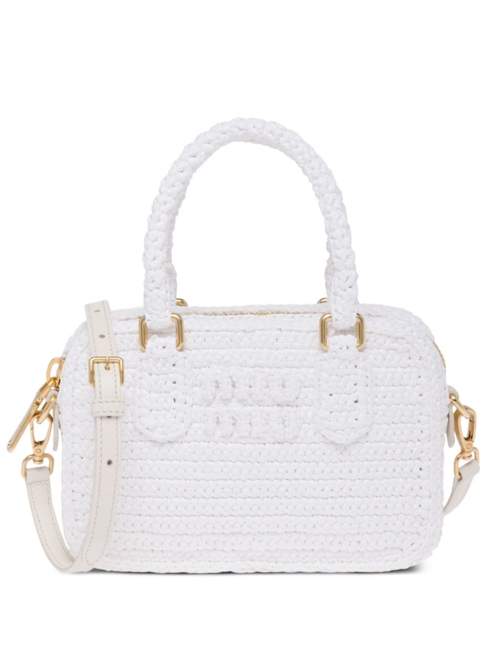 Popular all white women's mini bags from Miu Miu | Editorialist
