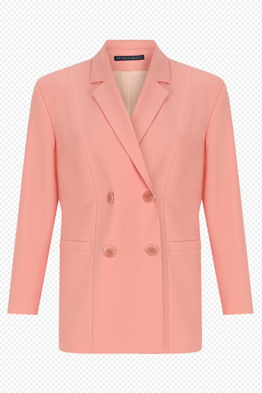 Zeynep Arcay Cin Wool Blazer - Pink | Editorialist