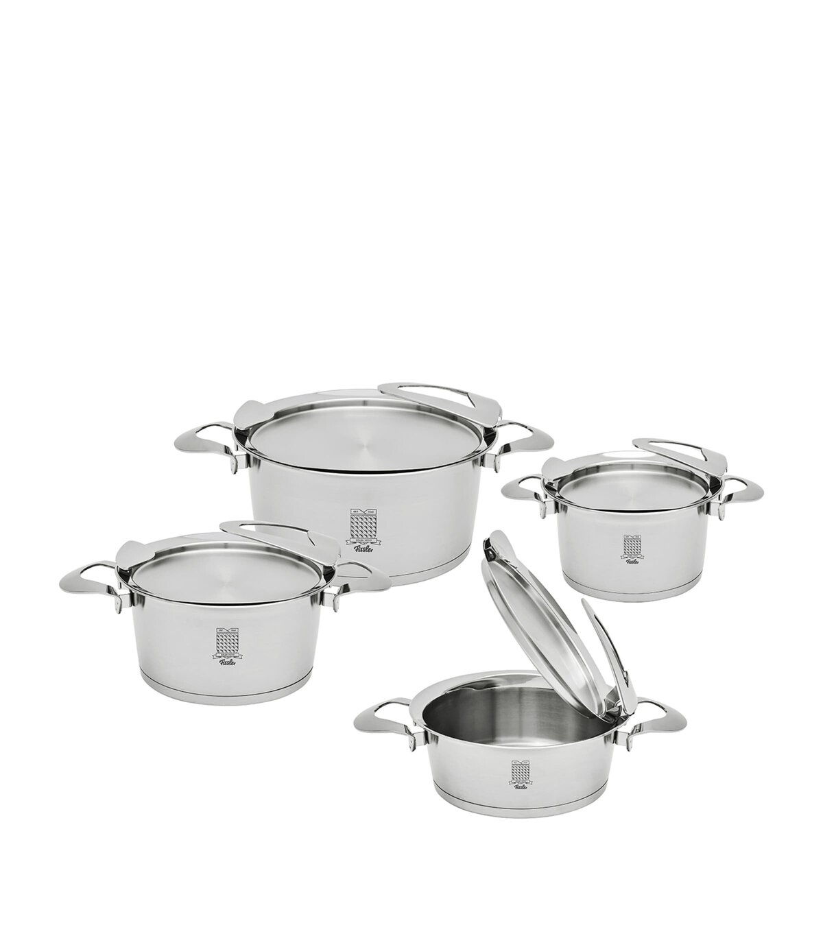 Fissler Solea Novo 4-Piece Cookware Set - Silver | Editorialist