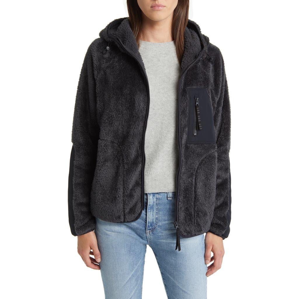 Ugg(R) Ugg Ruthie Fleece Zip Jacket In Ink / Tar - 70% Off | Editorialist