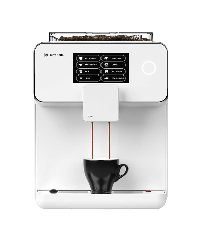Terra Kaffe Tk-01 Super Automatic Coffee Machine - White | Editorialist
