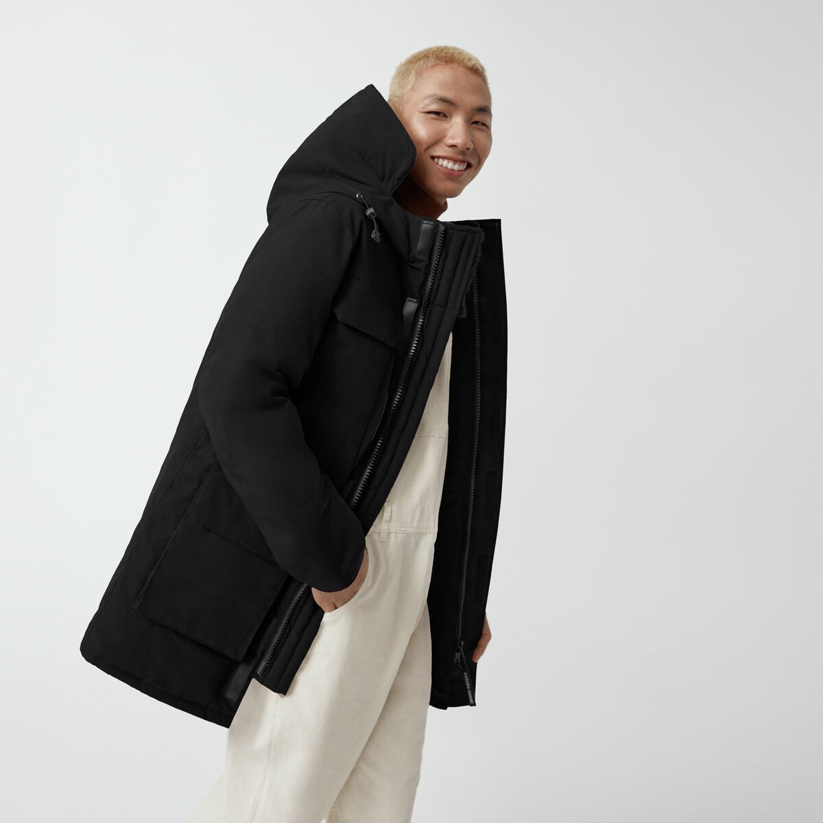 Canada Goose Citadel Parka Fusion Fit - Black | Editorialist