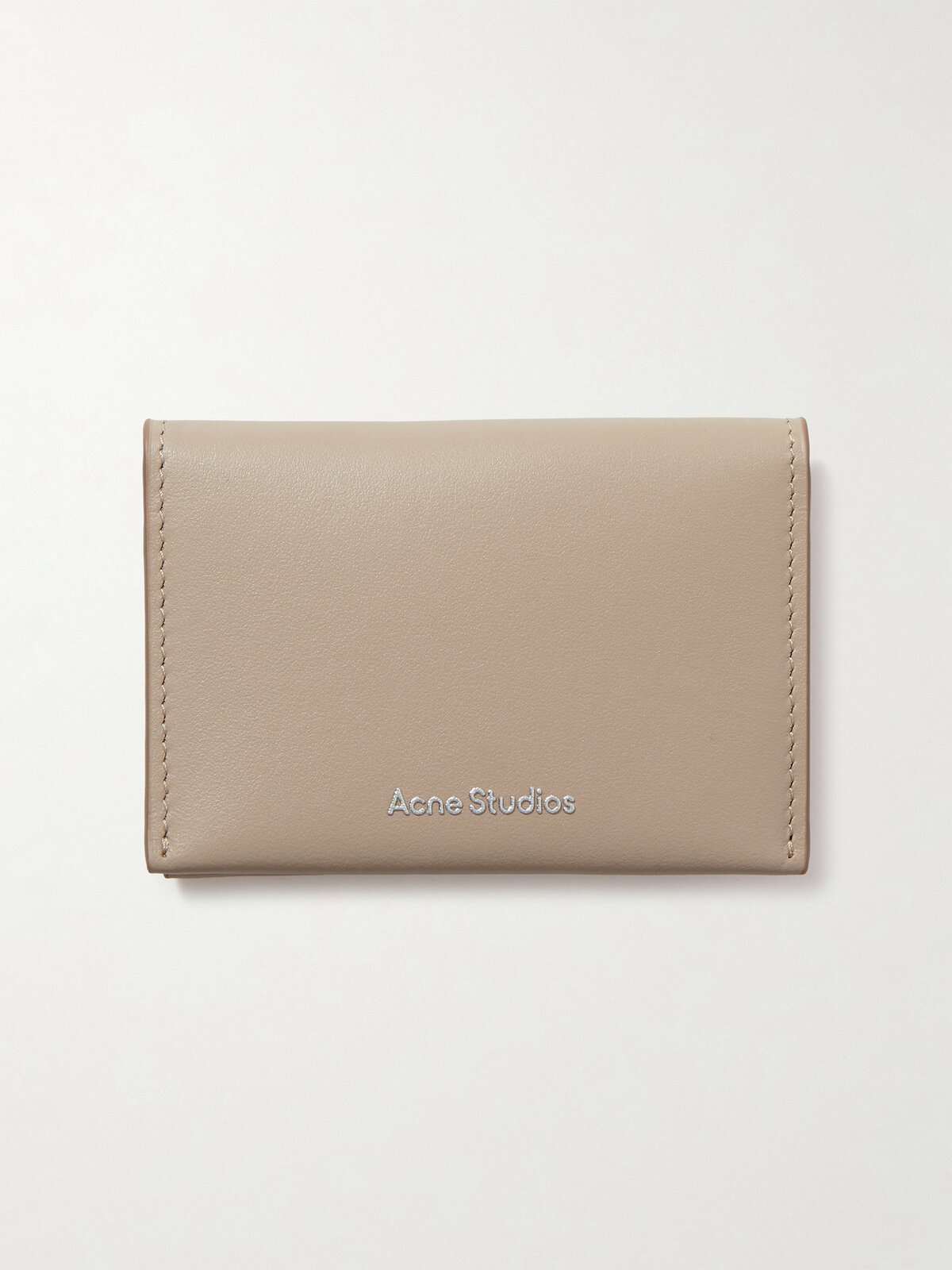 Women's Acne Studios Silver Tone Wallets | Editorialist