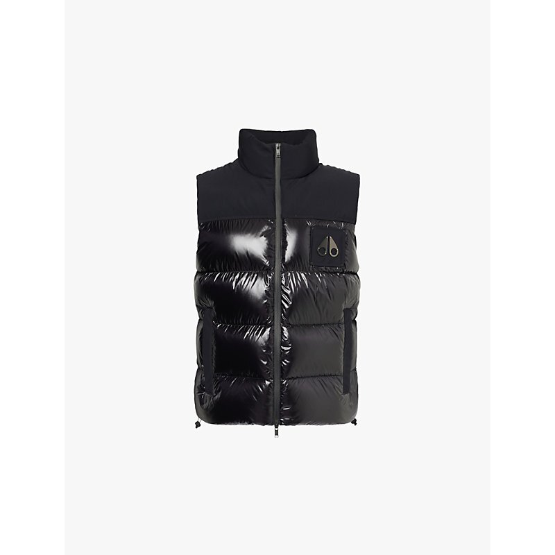 Moose Knuckles Victory Peak Shiny Puffer Shell-down Gilet M - Black ...