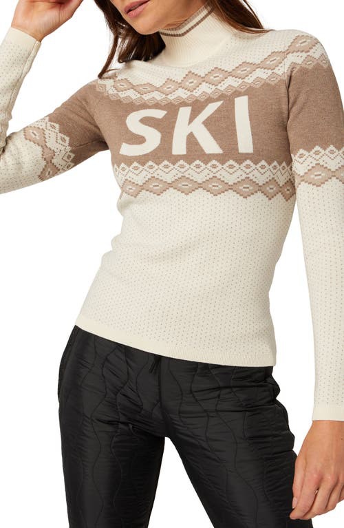Alp N Rock Goldie Intarsia Mock Neck Sweater - Ivory - 45% Off ...
