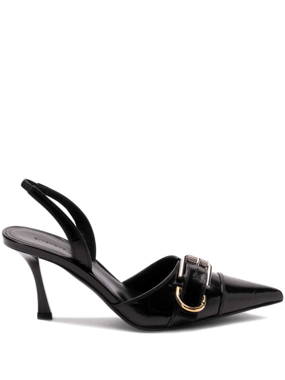 Givenchy 75mm Voyou Pumps - Black | Editorialist