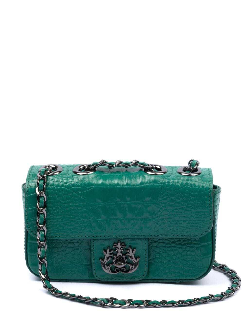 ISLA Mini Anne Leather Shoulder Bag - Green | Editorialist