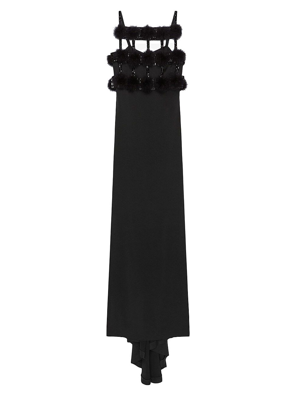 Givenchy Evening Dress In Satin - Black | Editorialist