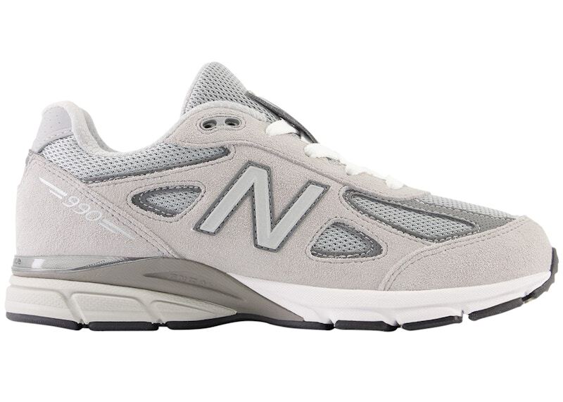 New Balance 990v4 Sneakers - Kool Gray/Silver Filigree | Editorialist