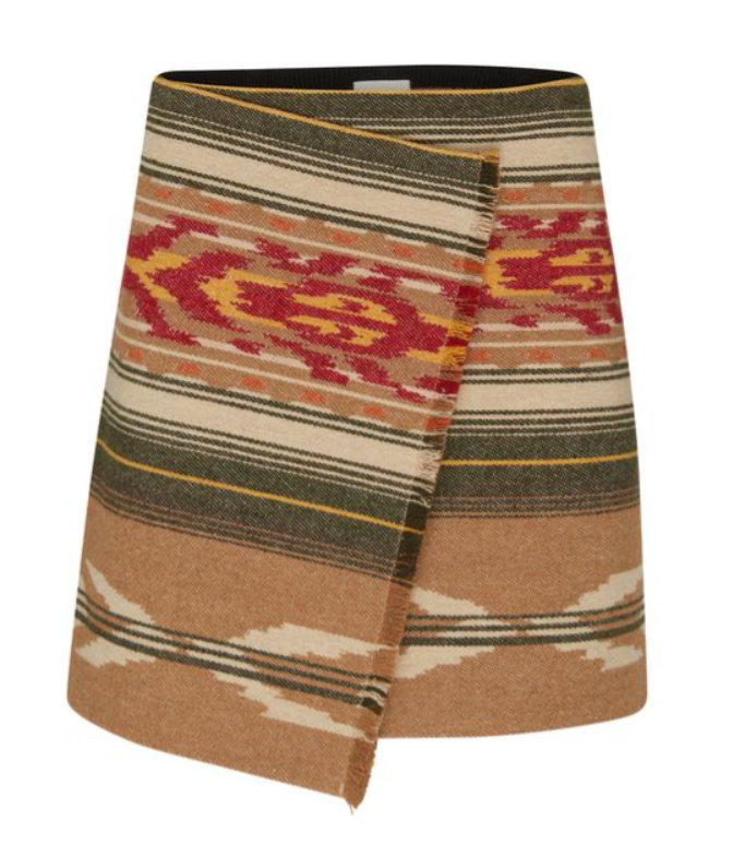 Isabel Marant Adelaide Mini Skirt - Camel | Editorialist