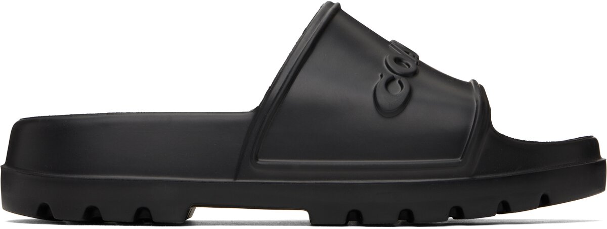 Coach Jesse Pool Slides - Black | Editorialist