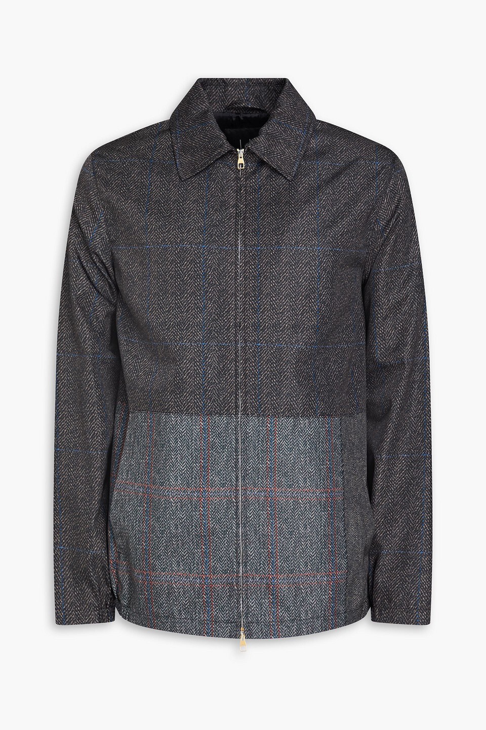 Dunhill Herringbone Shell Jacket In Anthracite - 60% Off | Editorialist