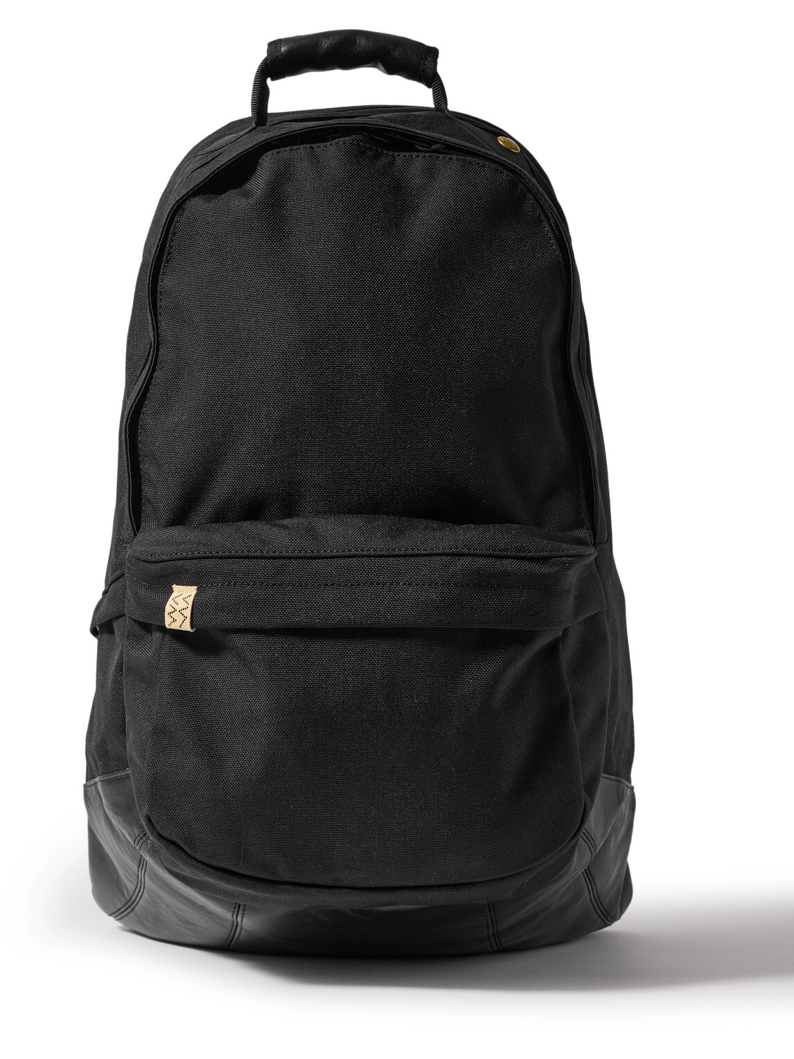Visvim 22l Leather-Trimmed Cordura® Backpack - Black | Editorialist